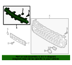 86370-K0000 - Upper Grille 2020-2022 Kia Soul | Kia.Parts Store