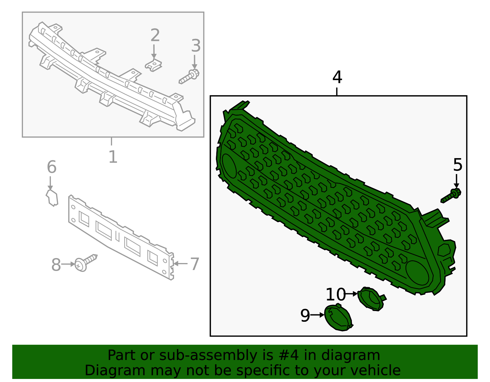 2020-2022 Kia Soul Lower Grille 86530-K0060 | Retail Performance Auto Parts