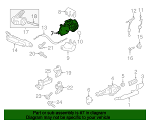 2016-2025 Jaguar Door Lock Actuator Motor T2H17433 | JaguarParts.com