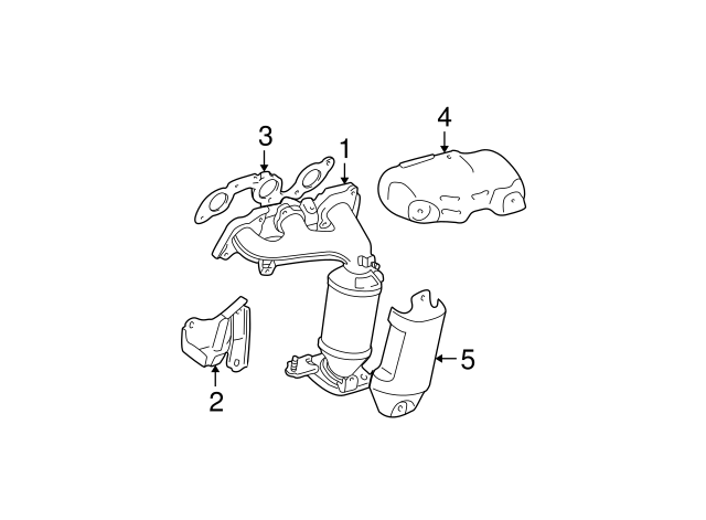 17173-20020 - Manifold Gasket 2001-2003 Lexus ES300 | Longo Lexus Parts