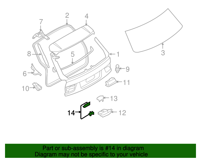 51247170936 - 2007-2013 BMW X5 Release Cable (51-24-7-170-936) | BMW of ...