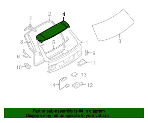 Genuine BMW 51-62-7-273-446 | Spoiler | FREE Shipping on Most Orders ...