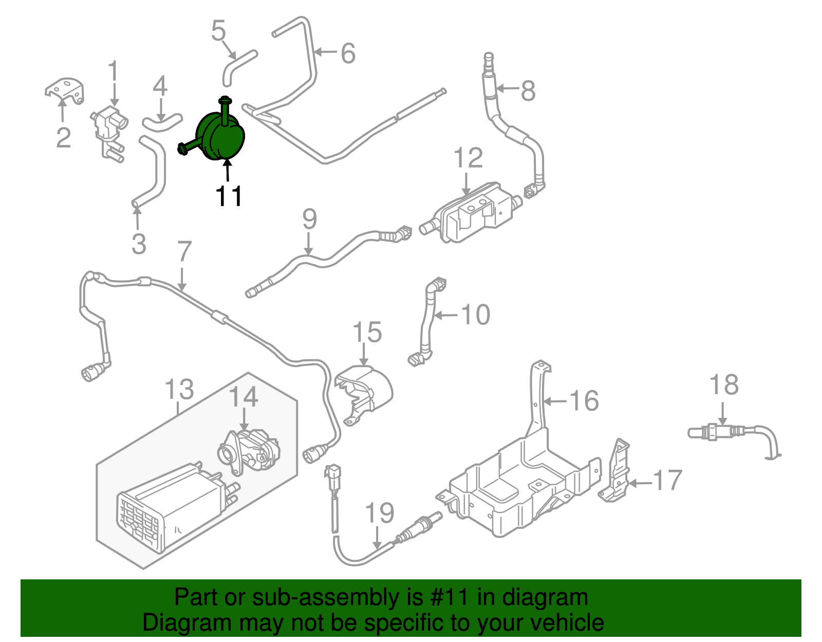2007-2009 Suzuki SX4 | 2007-2009 Suzuki SX4 - Check Valve | 1814580J00 ...