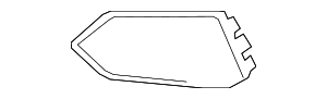 2017-2019 Honda Civic Garnish, R Front Bumper Side 71103-TGH-A00 ...