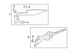 OEM 2011-2024 Honda Door Trim Panel Clip 91560-SZW-003 | Honda ...
