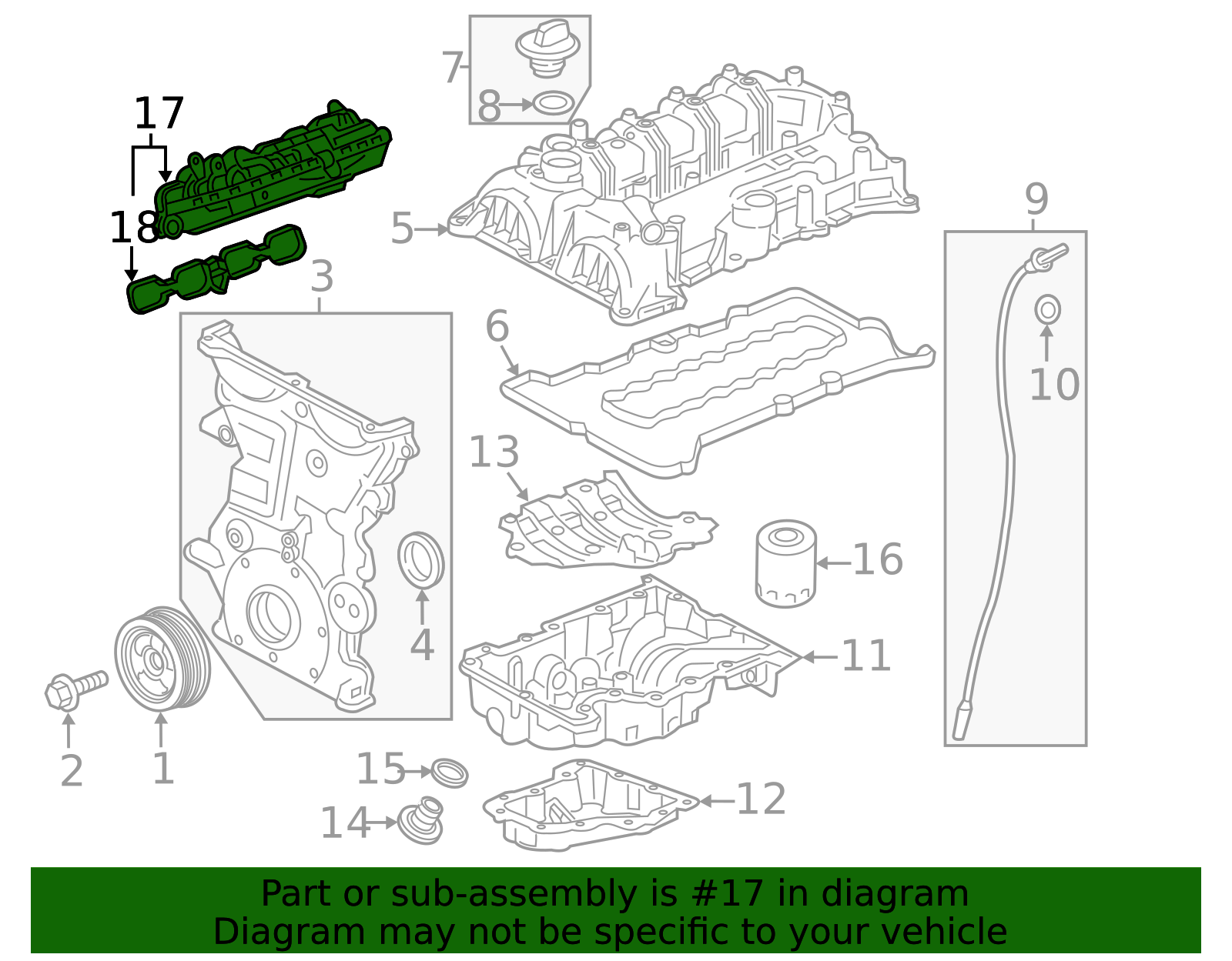 25202607 - F (S)Manifold 2021-2022 GM | Big 3 Auto Parts