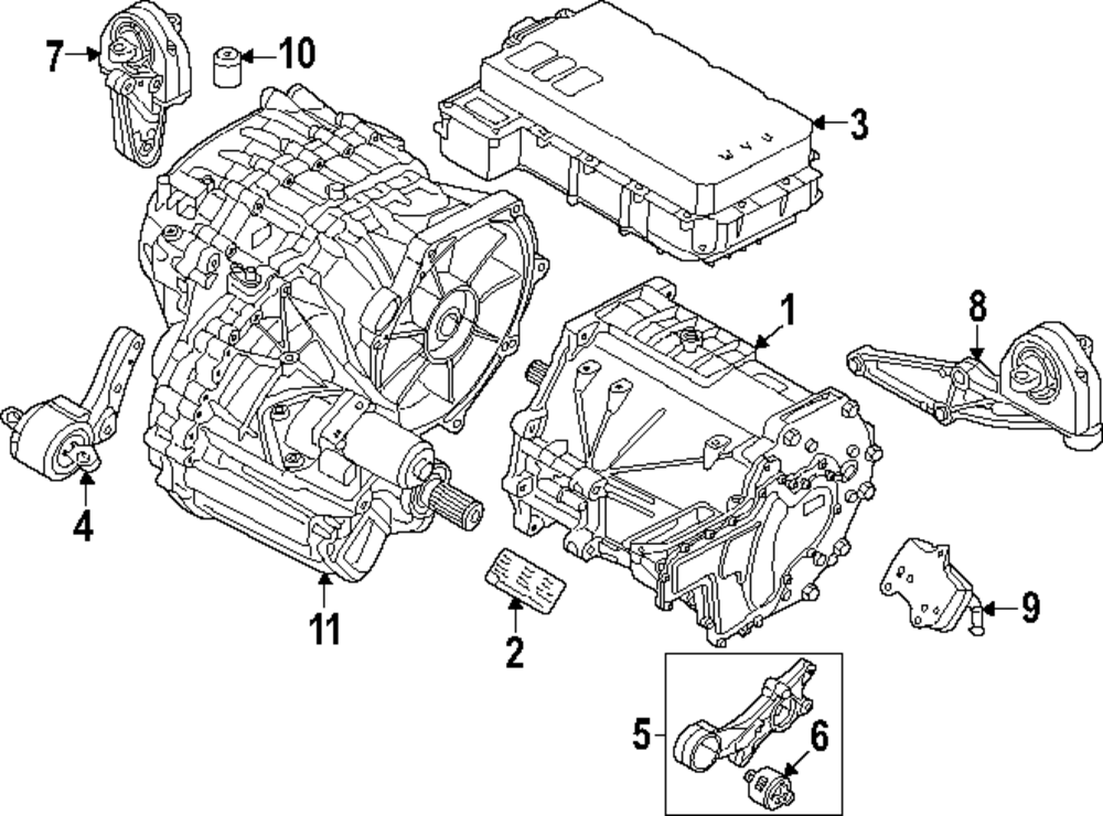 2022-2024 Audi e-tron GT Front Mount Isolator 9J1-399-459-C ...