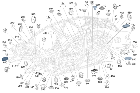 Expansion Plugs, Grommets for 2019 Mercedes-Benz A220 | Buy Mercedes ...