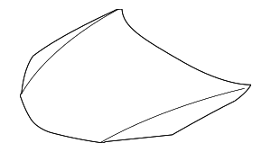 2014-2019 Toyota Corolla Hood Panel 53301-02270 | Toyota Parts Center