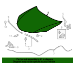 2014-2019 Toyota Corolla Hood Panel 53301-02270 | Toyota Parts Center