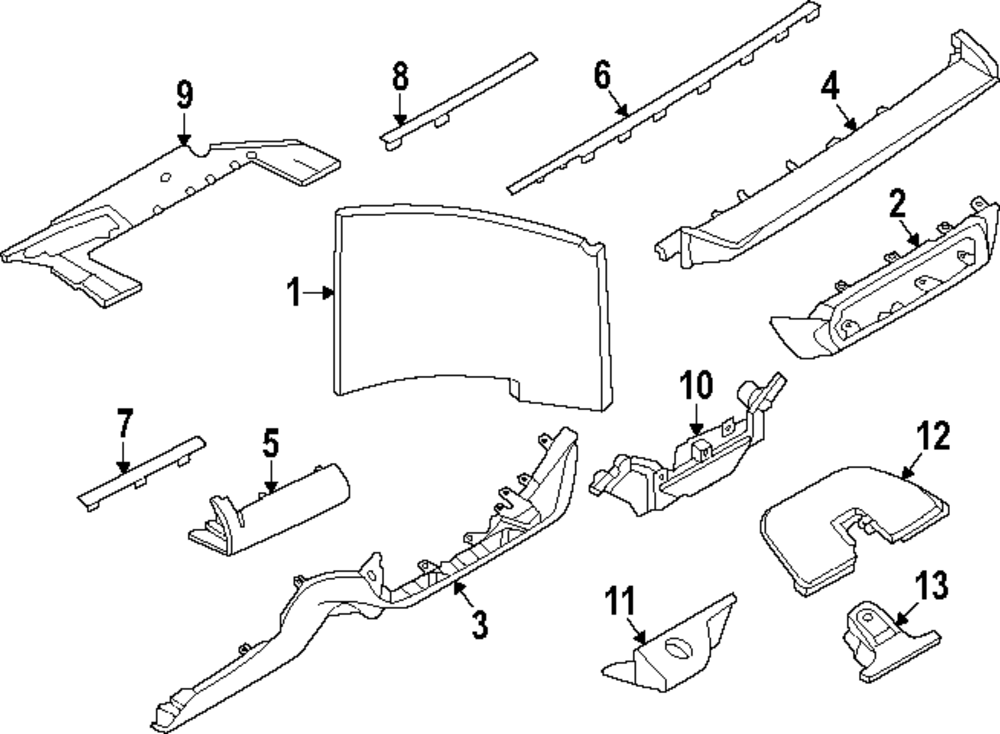 R2TZ-5804338-BP - Outer Molding 2024-2025 Lincoln Nautilus | Big 3 Auto ...