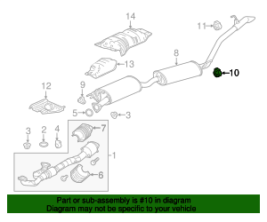 18215-TZ5-A11 - Rubber, Ex Mounting 2016-2021 Honda | Honda Parts Online
