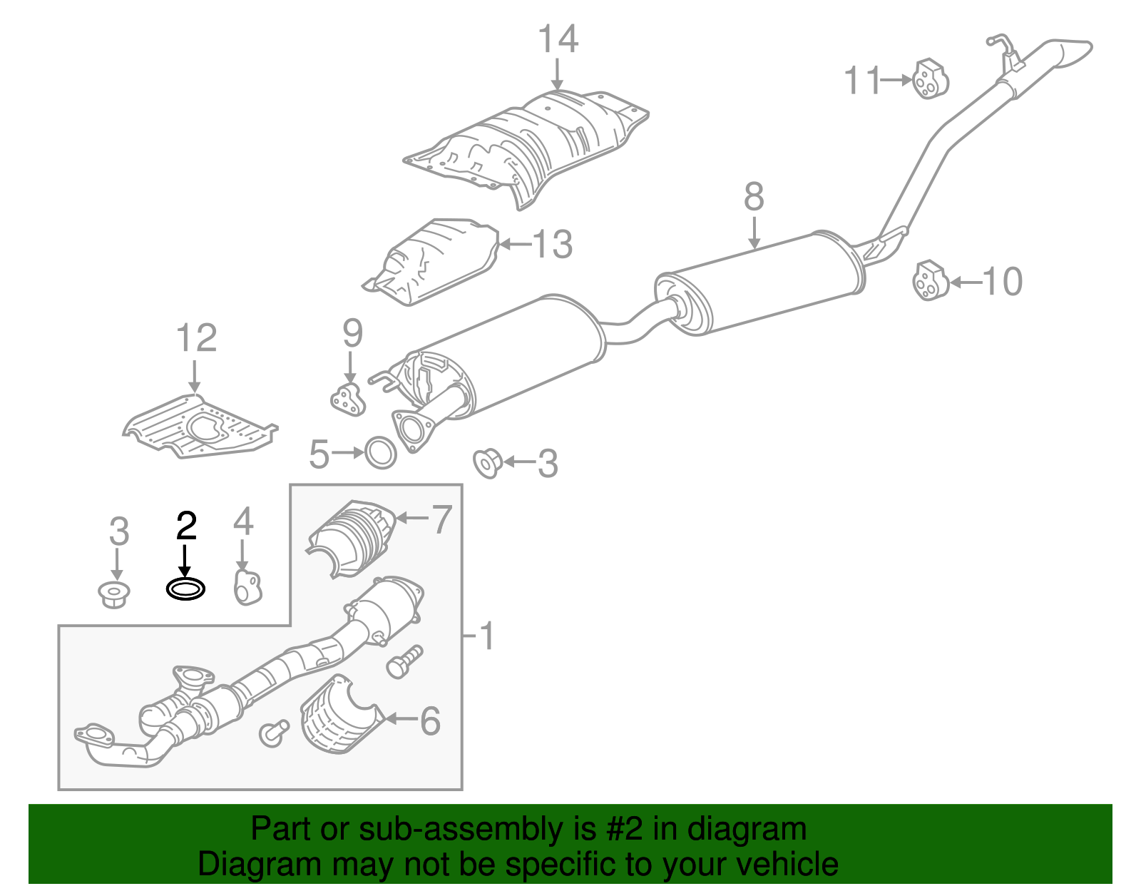 1985-2025 Honda Exhaust Pipe To Manifold Gasket 18212-SA7-003 | Cheaper ...