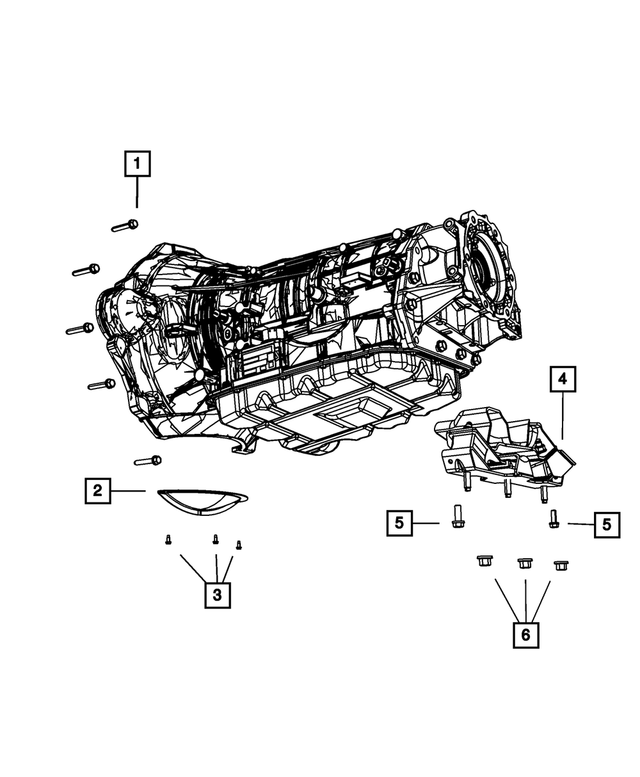 2007-2024 Mopar Transmission Support Bracket And Insulator 52121938AE ...