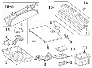 253-690-01-00 - Hinge Cover - 2016-2020 Mercedes-Benz | BuyMercedesPartsNow
