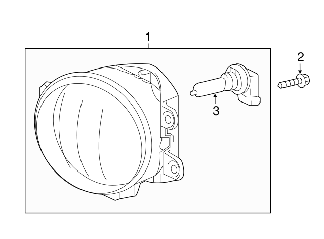 2012-2024 Toyota Fog Lamp Assembly Screw 90167-50063 | OEM Parts Online