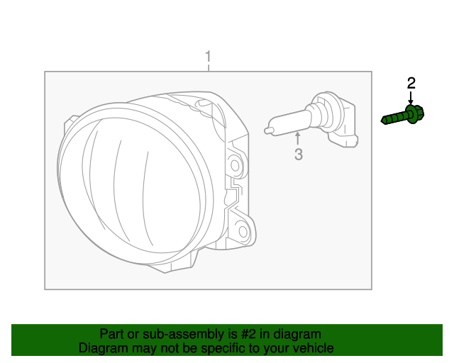 90167-50063 - Fog Lamp Assembly Screw 2012-2024 Toyota | Longo Toyota Parts
