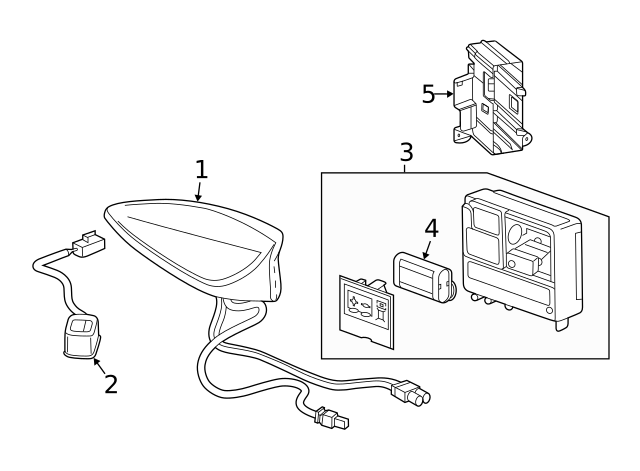 2021-2022 Buick Envision Communication Interface Module Bracket ...