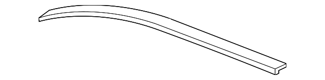 2015-2020 GM Black Driver Side Roof Panel Joint Finish Molding 84293176 ...