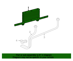15102153 - Automatic Transmission Auxiliary Fluid Cooler 2007 GM ...