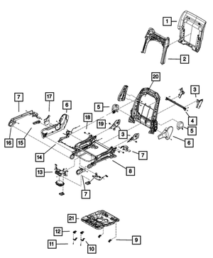 2014-2017 Mopar Connector Bracket 68214371AB | Mopar eStore