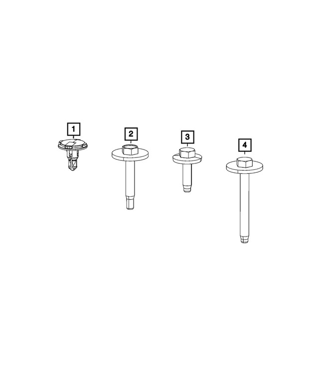 2019-2024 Mopar Hex Head Screw And Washer 6512568AA | Mopar eStore