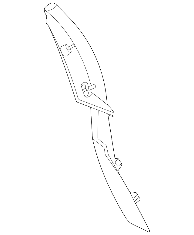 51137441975 - 2020-2021 BMW X6 Side Gate Trim (51-13-7-441-975) | BMW ...