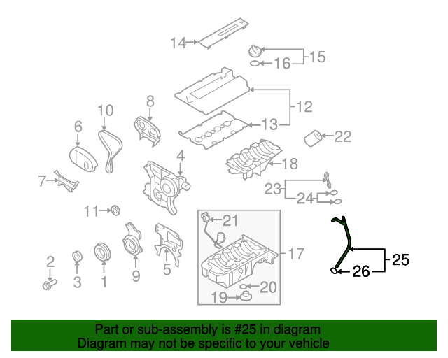 2008-2018 GM Engine Oil Dipstick Tube 55566674 | TascaParts.com