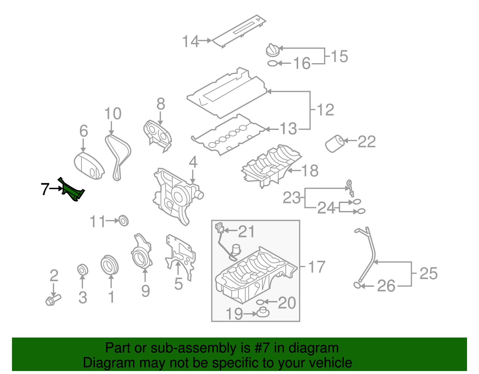 2008-2018 GM Front Center Timing Belt Cover 55354835 GM | GMPartsDirect.com