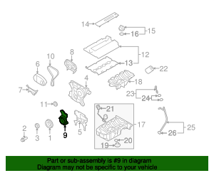 2008-2018 GM Front Lower Timing Belt Cover 55354834 GM | GMPartsDirect.com