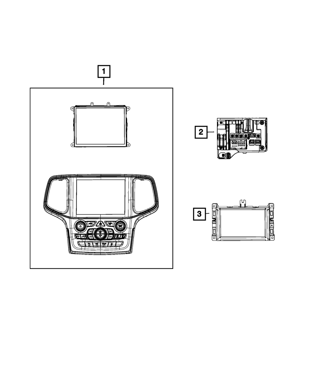 2021-2022 Jeep Multi Media Radio 68520193AH | My Mopar Parts