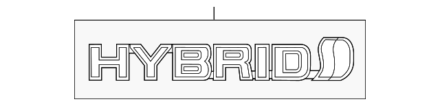 2020-2021 Toyota Highlander Nameplate 75428-0E050 | Toyota Parts Center