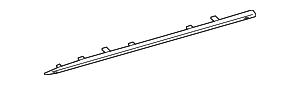 75734-0E040 - 2021-2024 Toyota Highlander - Finish Molding | Sparks Parts