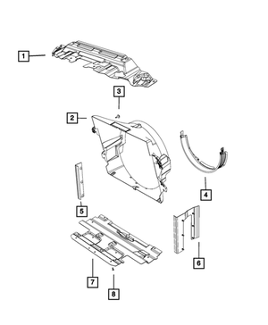 Ram 1500 Fan Shroud - 68241660AA | MoparOnlineParts | Mopar Online Parts