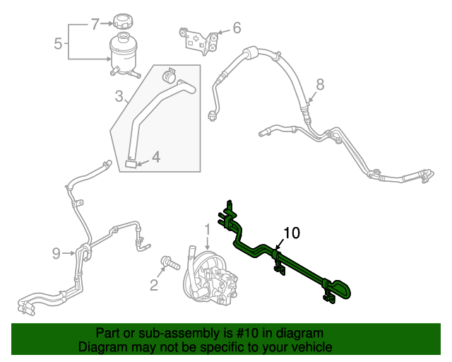 57550-A9000 - Power Steering Cooler 2015-2021 Kia Sedona | Kia.Parts Store