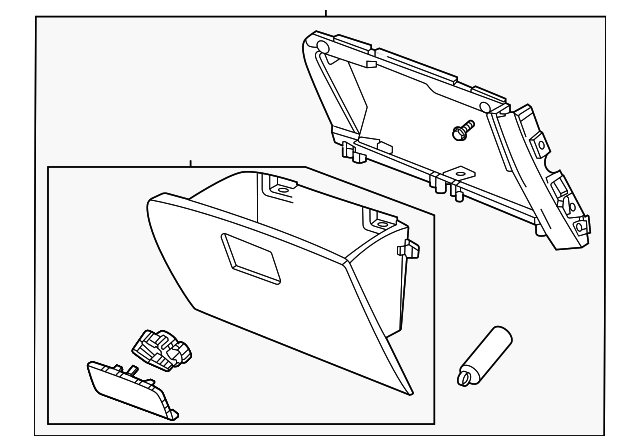 2024 Chevrolet Trailblazer Glove Box Assembly 42800469 GM ...