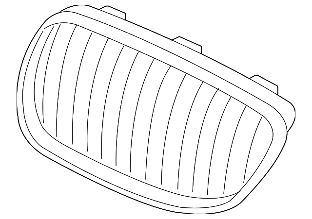 51137254968 - 2011-2013 BMW Grille (51-13-7-254-968) | BMW of South ...