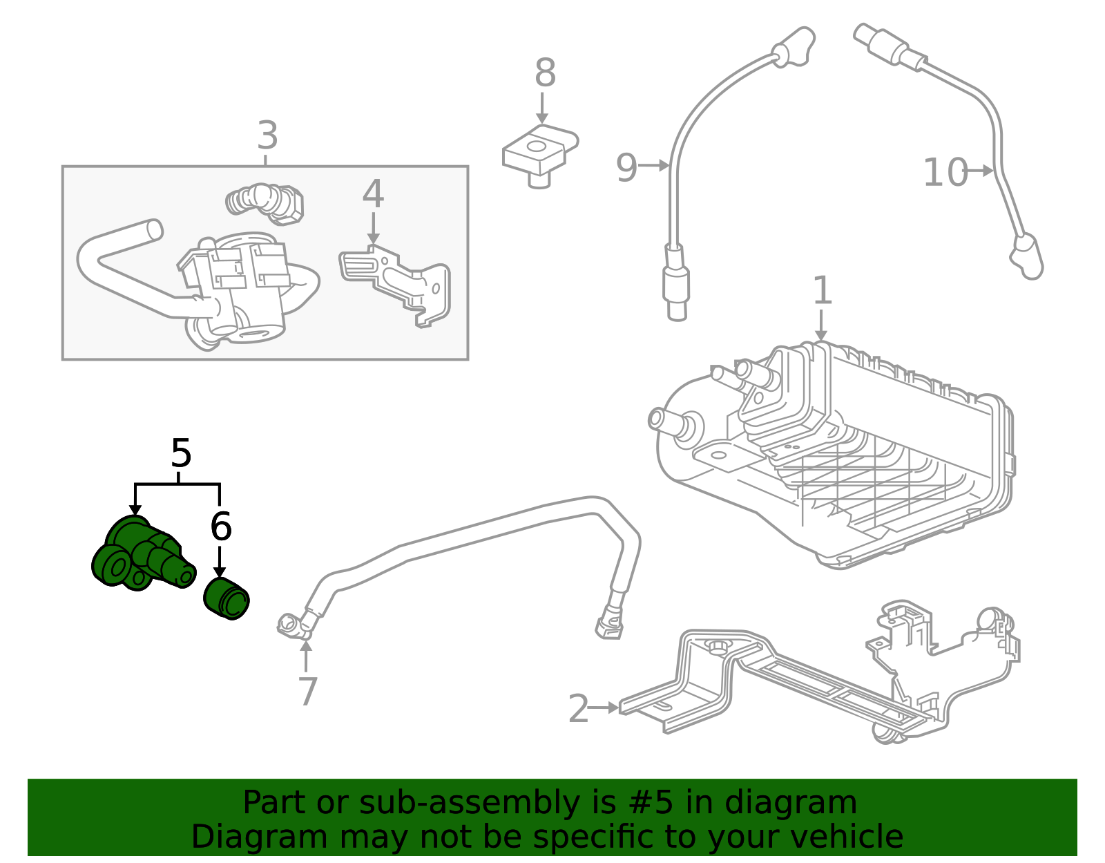 2014-2025 GM Vapor Canister Vent Valve 12630282 | Chevy Parts Pros