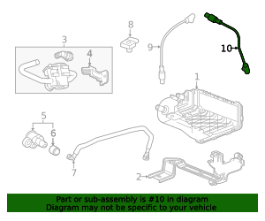 2019-2024 GM Heated Oxygen Sensor 12670253 GM | GMPartsDirect.com