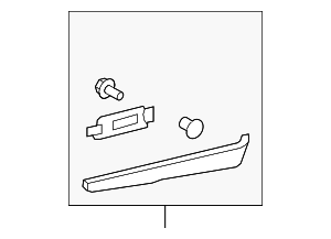 83554-TA5-A31ZB - Panel L Front *YR378L* - Genuine Honda Parts