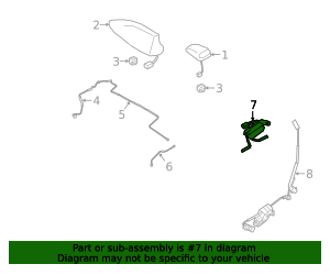2019-2022 Subaru Ascent Amplifier 86327XC60A | Subaru Parts Store