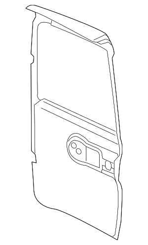 2015-2020 Ram ProMaster City Door Shell - Passenger Side (RH ...
