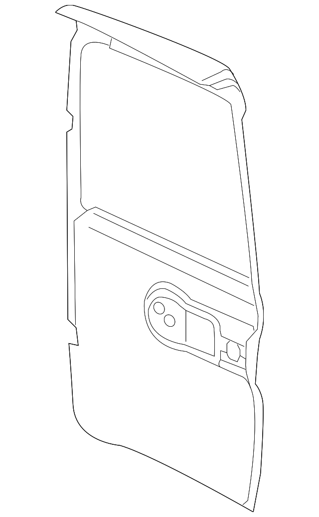 2015-2020 Ram ProMaster City Door Shell - Passenger Side (RH ...