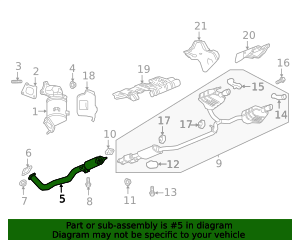2017-2025 GM Passenger Side Exhaust Front Pipe 85542637 | OEM Parts Online