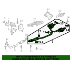 2017 GMC Acadia Exhaust Muffler Assembly with Aftertreatment 19420289 ...