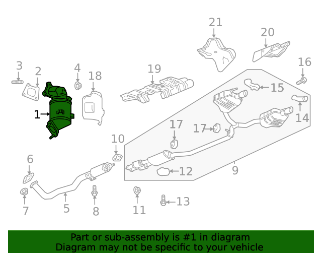 Buy Genuine GM Auto Parts - Converter (Part # 85513027) | GM Parts Store