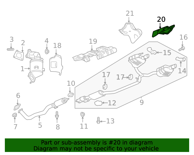 2017-2022 GM Heat Shield 84744673 | TascaParts.com