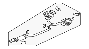 2017 GMC Acadia Exhaust Muffler Assembly with Aftertreatment 19420289 ...