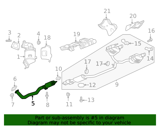 2017-2024 GM Front Pipe 85542638 GM | GMPartsDirect.com