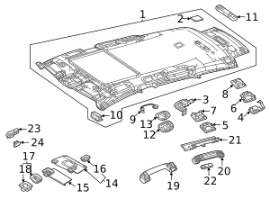 0009067807 - Interior Lamp 2020-2021 Mercedes-Benz | Mercedes-Benz USA ...